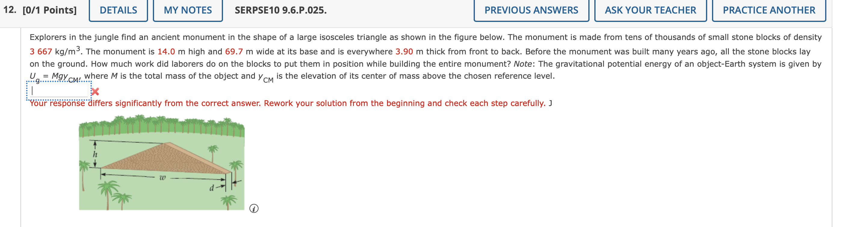 Solved Explorers in the jungle find an ancient monument in | Chegg.com