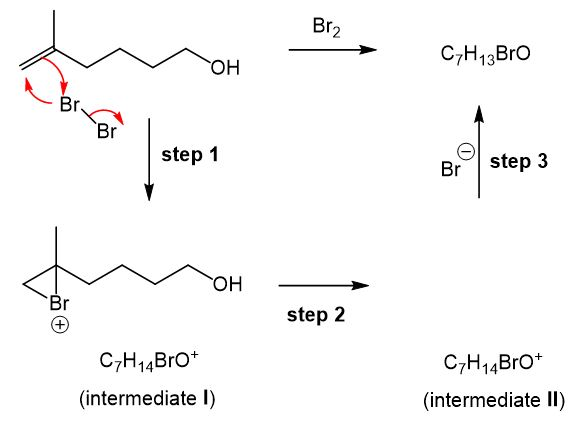 Solved Below is shown a reaction, along with a mechanism. | Chegg.com