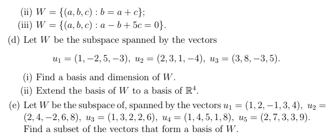 Solved (a) Determine whether or not each of the following | Chegg.com