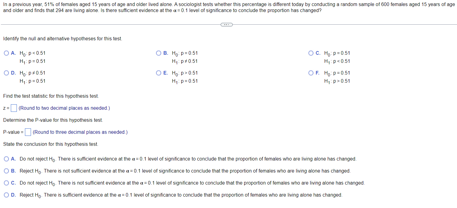 Solved Identify the null and alternative hypotheses for this | Chegg.com