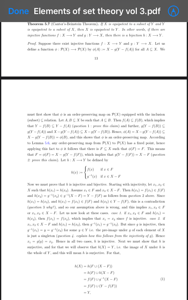 bijective function proof