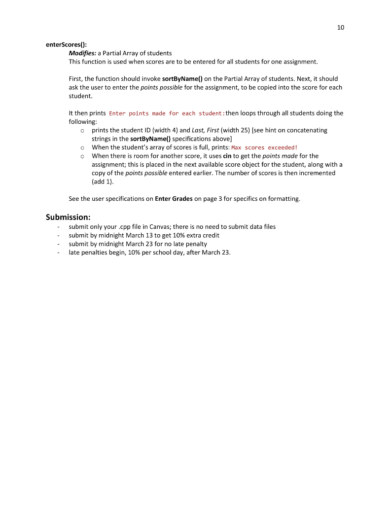 Solved: CS 215 - Spring 2020 Project 2 Due: March 23 (+10%... | Chegg.com