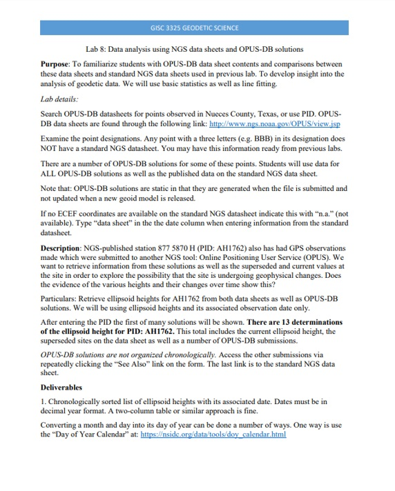 Lab 8: Data analysis using NGS data sheets and | Chegg.com