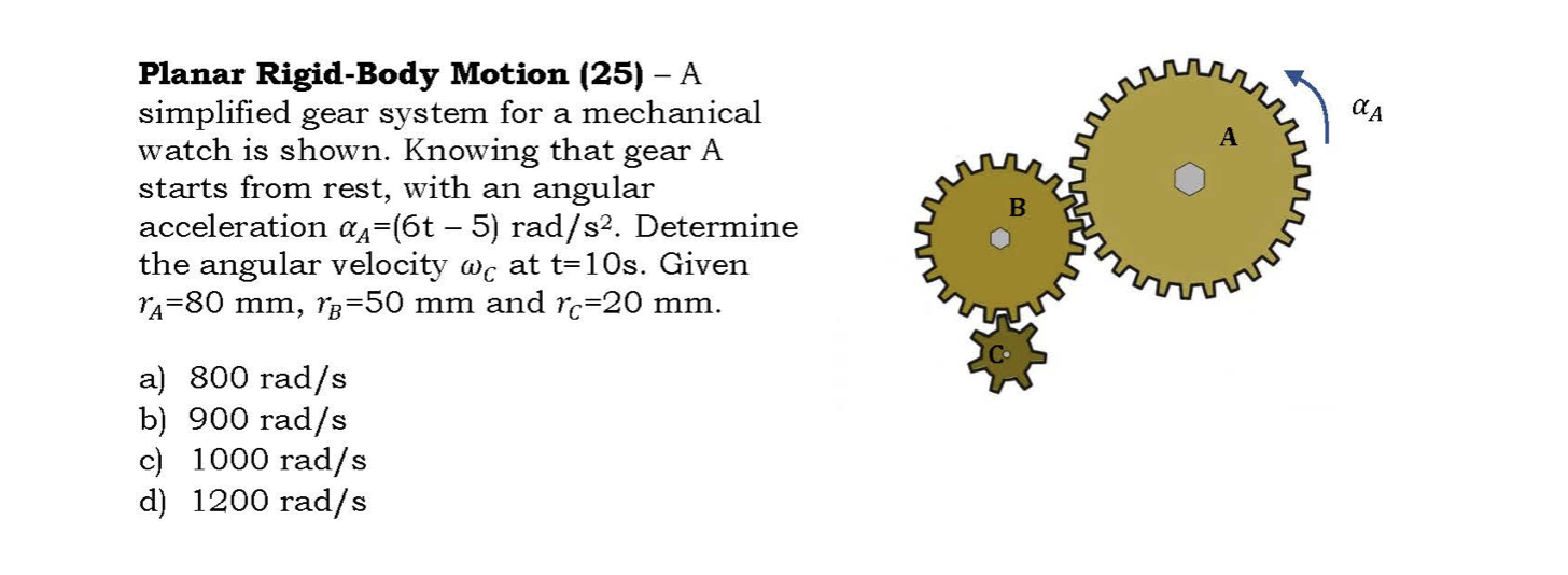 Solved αΑ A Planar Rigid-Body Motion (25) - A simplified | Chegg.com
