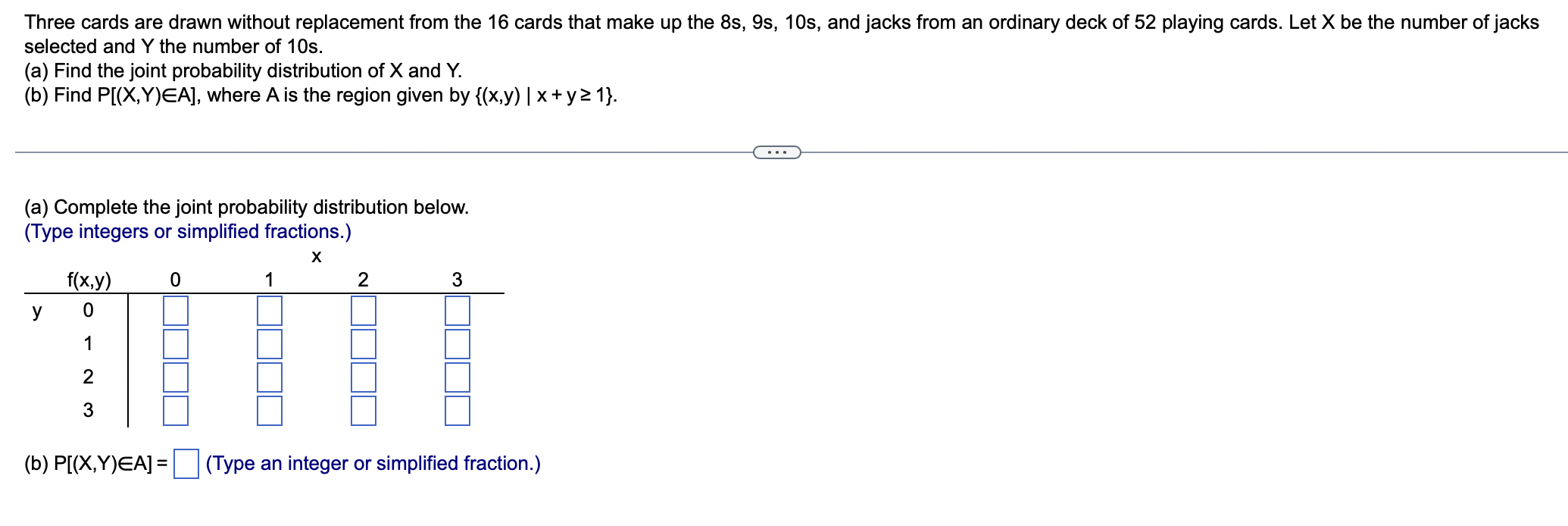 Solved Three cards are drawn without replacement from the 16 | Chegg.com