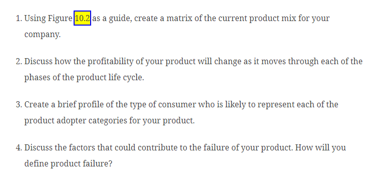 Details The Concepts of Product Mix Width and Depth | Chegg.com