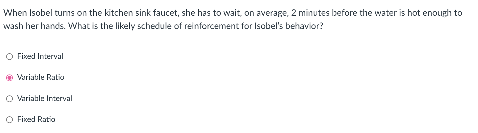 When Isobel turns on the kitchen sink faucet, she has | Chegg.com