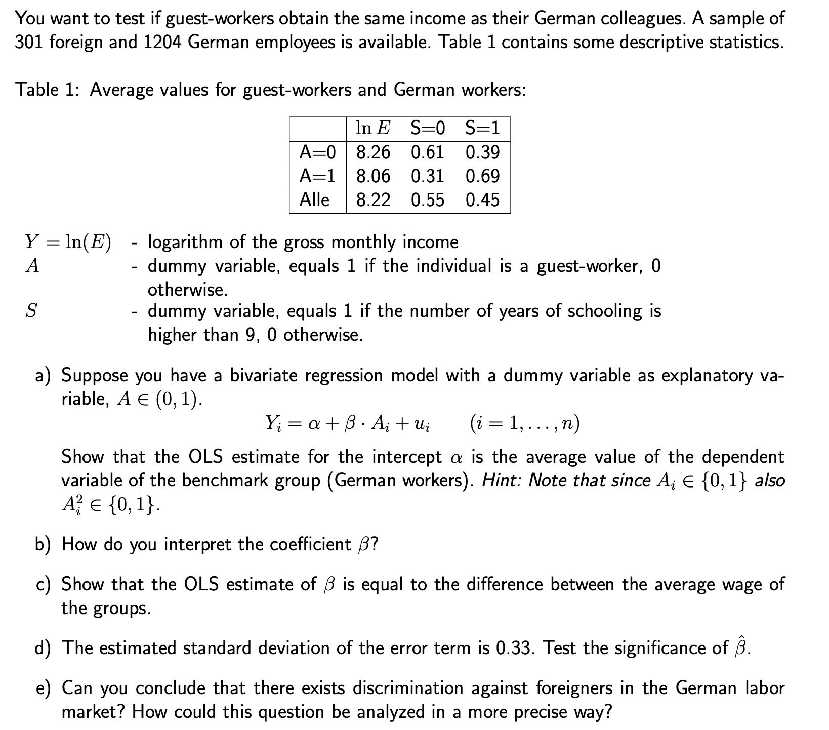 Please solve parts a, b, c, d, and e with | Chegg.com