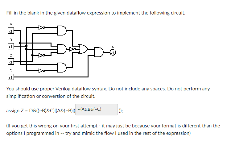 Solved Fill in the blank in the given dataflow expression to | Chegg.com