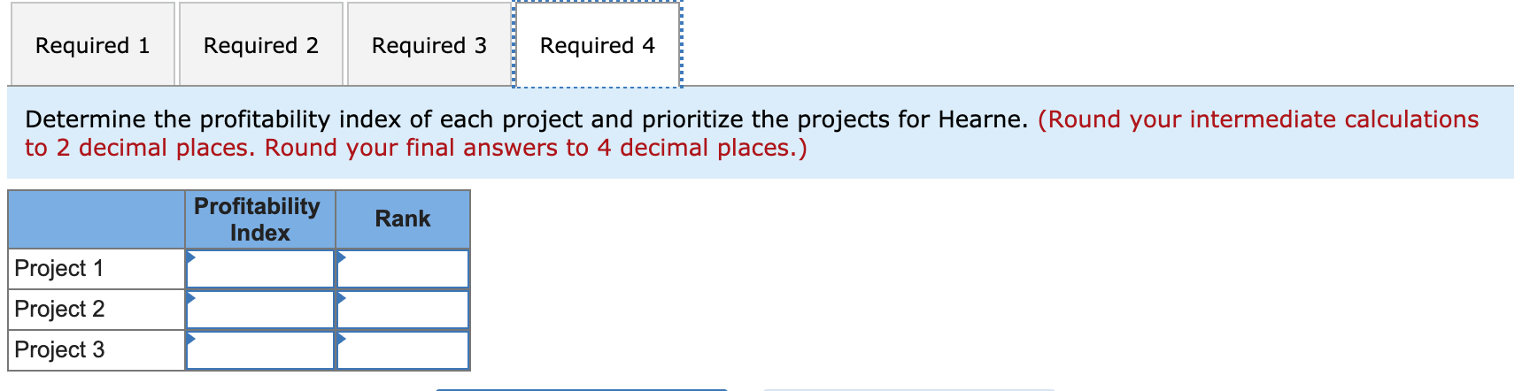 Solved Required: 1. Determine each project's accounting rate | Chegg.com