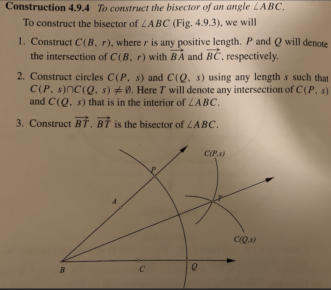 Solved In construction 4, prove that the ray BT is the | Chegg.com