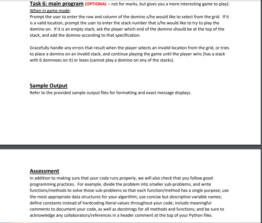 Assignment Specification You are tasked with creating | Chegg.com