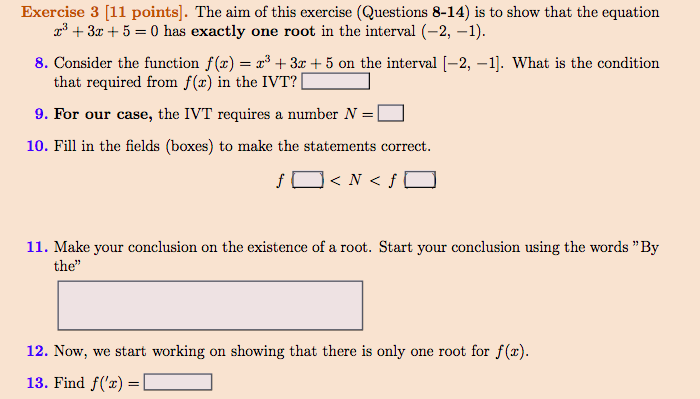 Solved Exercise 3 [11 points). The aim of this exercise | Chegg.com