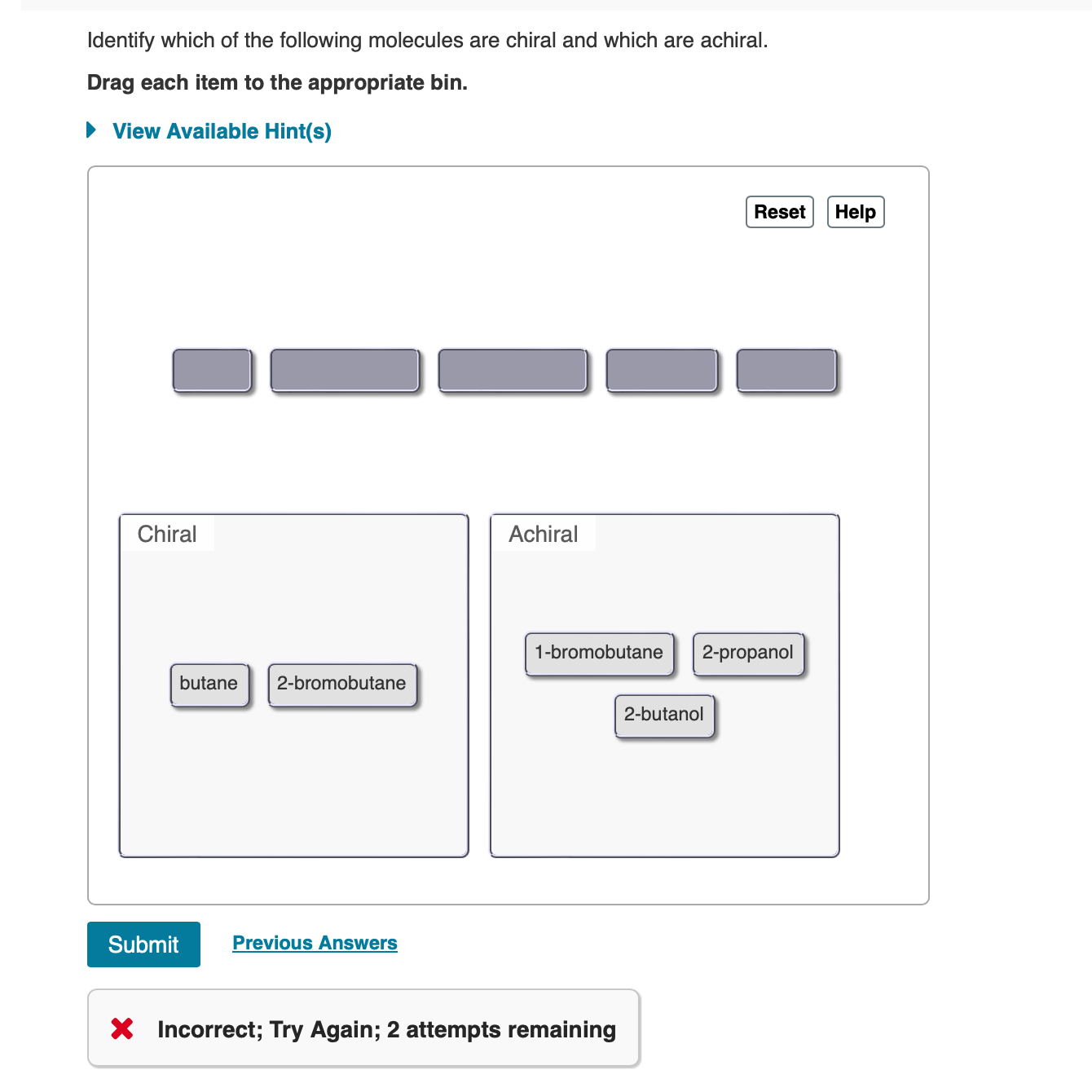Solved Identify which of the following molecules are chiral | Chegg.com