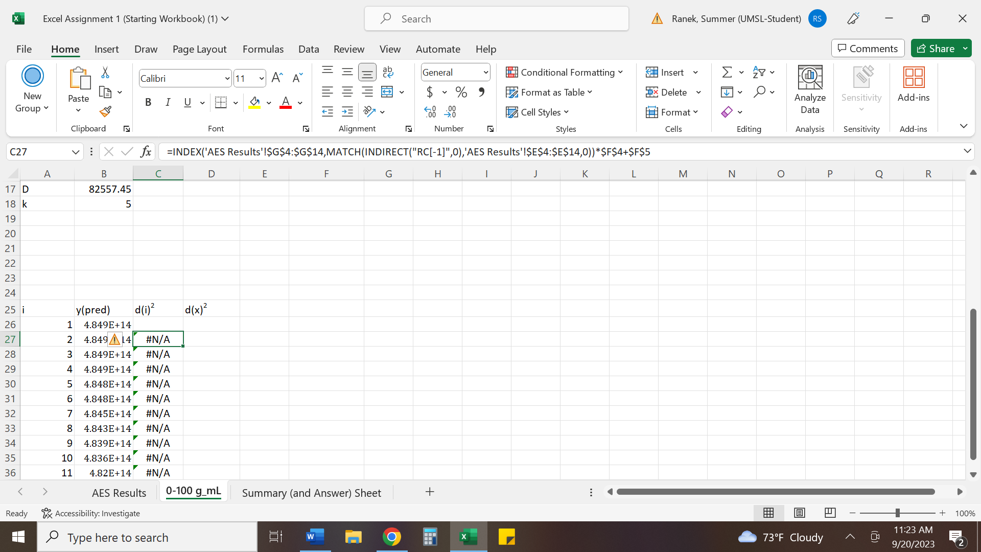 Solved Can anyone help me write the excel equation for the | Chegg.com