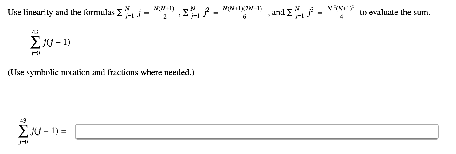 Solved Use linearity and the formulas | Chegg.com