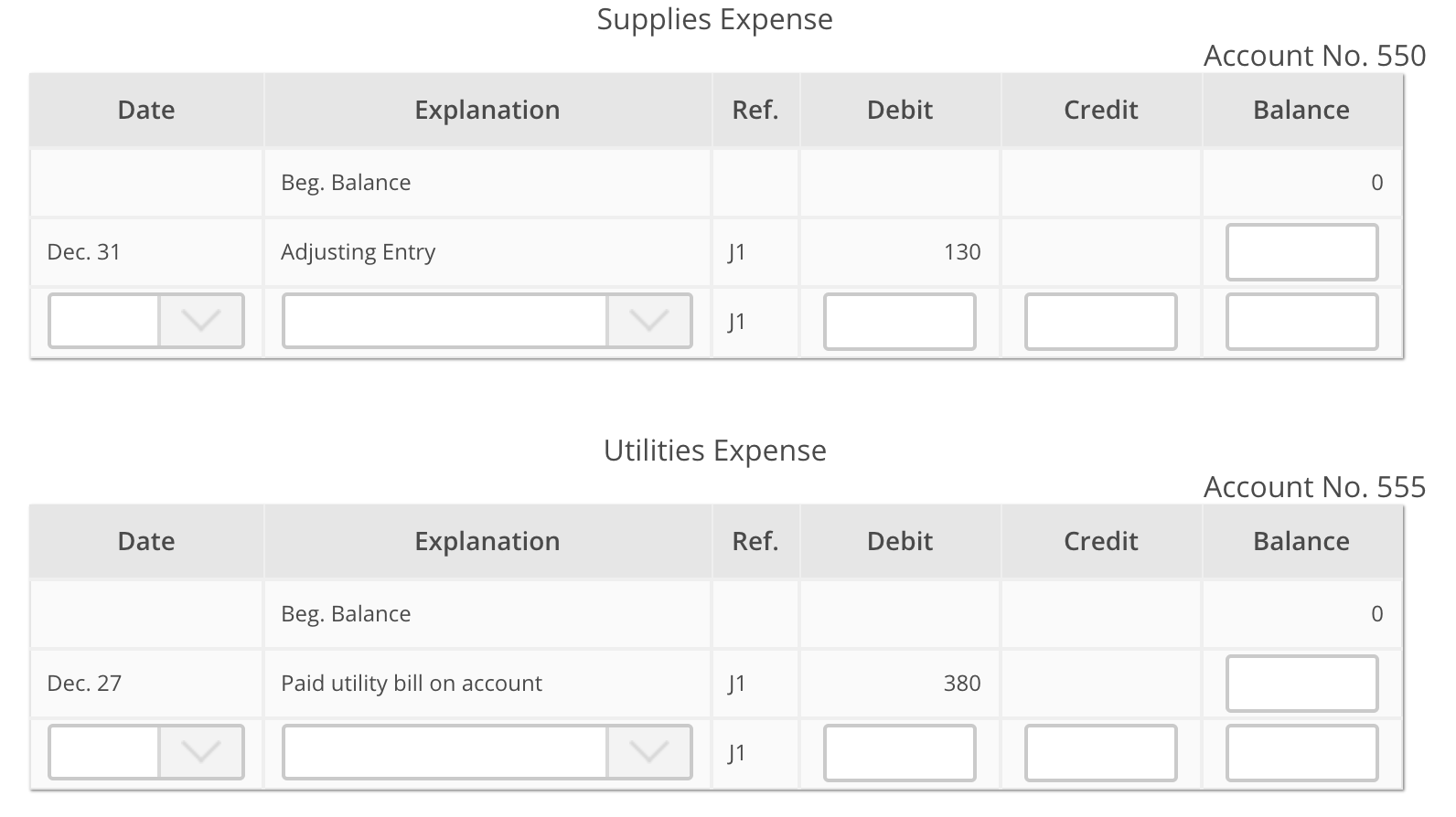 Solved PART 10: Post and Close All Accounts Post the closing | Chegg.com