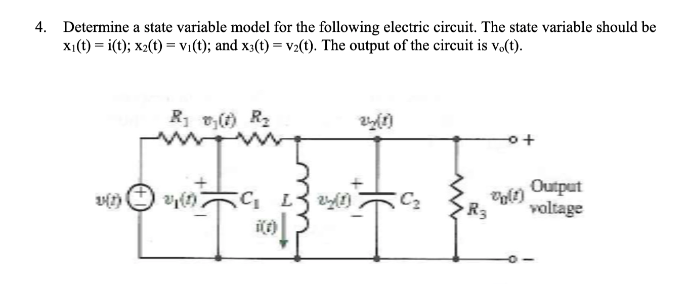 Solved Represent the following system in state space using | Chegg.com
