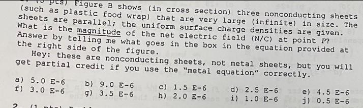 Solved (such as plastire B shows (in cross section) three | Chegg.com