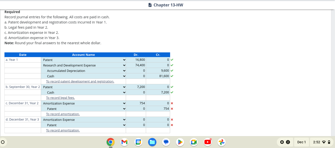 Required Record journal entries for the following. | Chegg.com