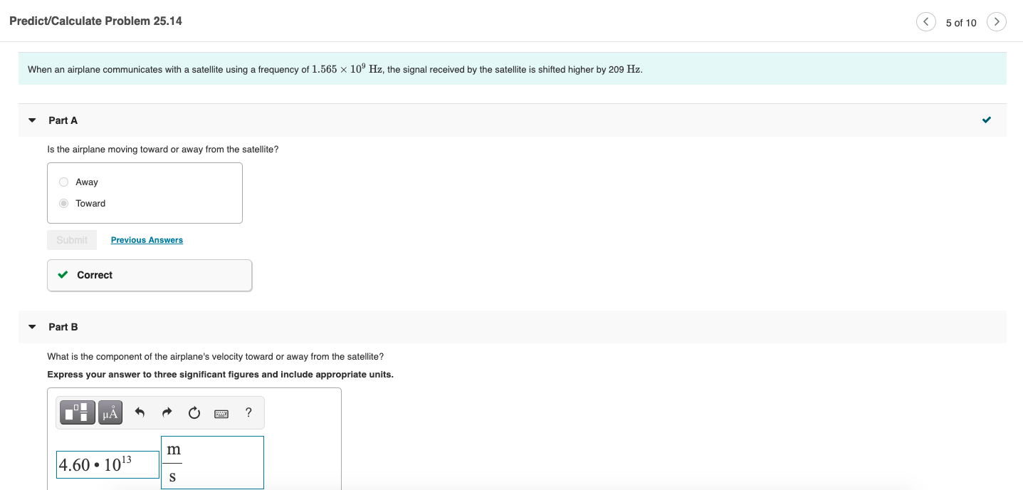 Solved Predict/Calculate Problem 25.14 5 of 10 When an | Chegg.com