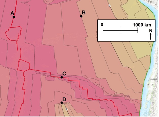 Solved The image below is a map showing parts of the East | Chegg.com
