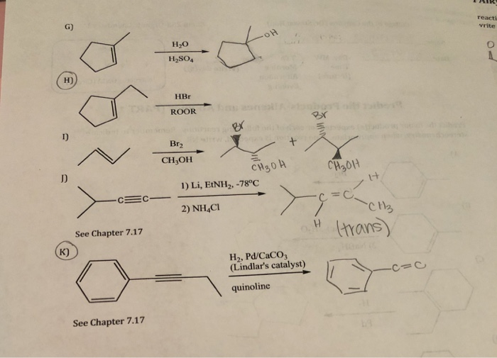 Solved Predict the Products-Alkenes and Alkynes (PART 1) | Chegg.com Solved Predict the Products-Alkenes and Alkynes (PART 1) | Chegg.com