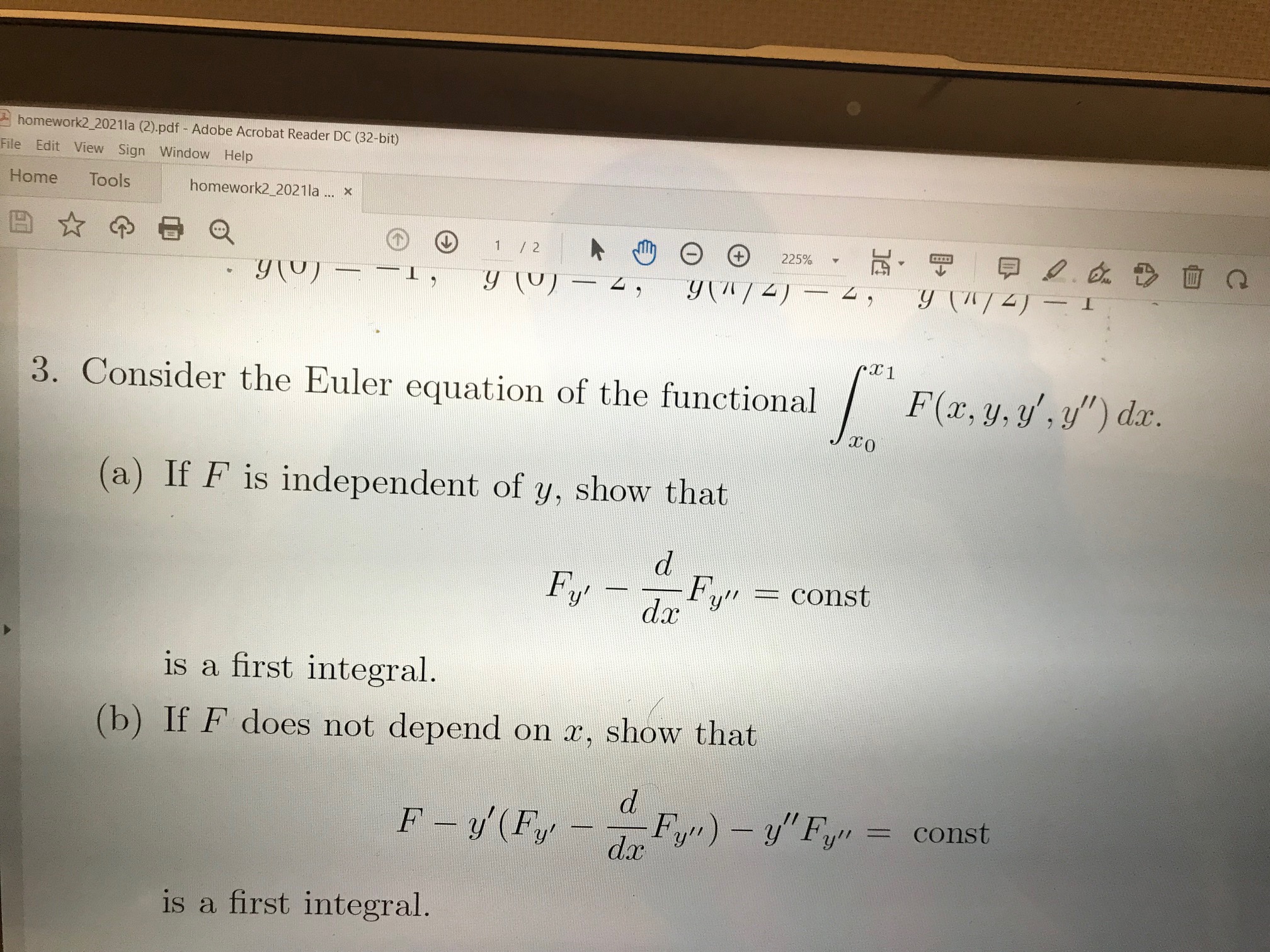 Solved homework2_20211a (2).pdf - Adobe Acrobat Reader DC | Chegg.com