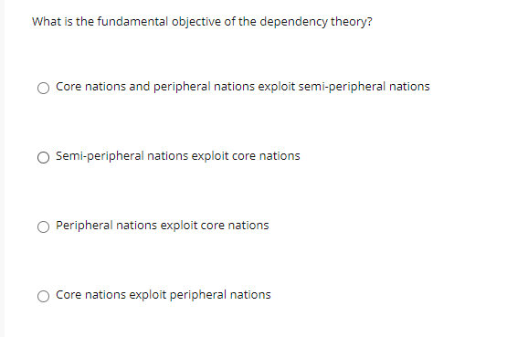 Solved What is the fundamental objective of the dependency | Chegg.com