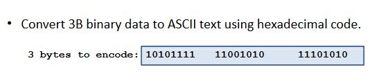 Solved • Convert 3B binary data to ASCII text using | Chegg.com