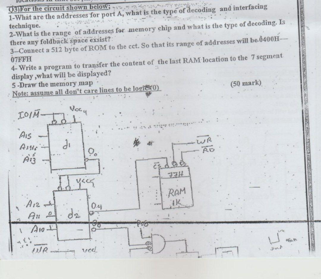 Solved 03 For the circuit shown below; 1-What are the | Chegg.com