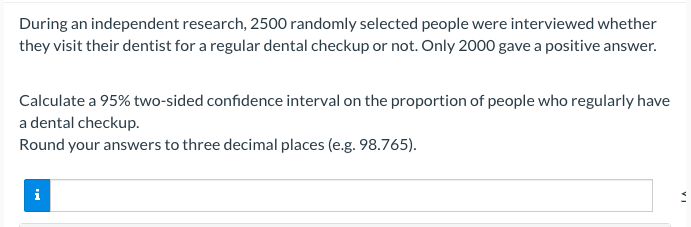 Solved During an independent research, 2500 randomly | Chegg.com