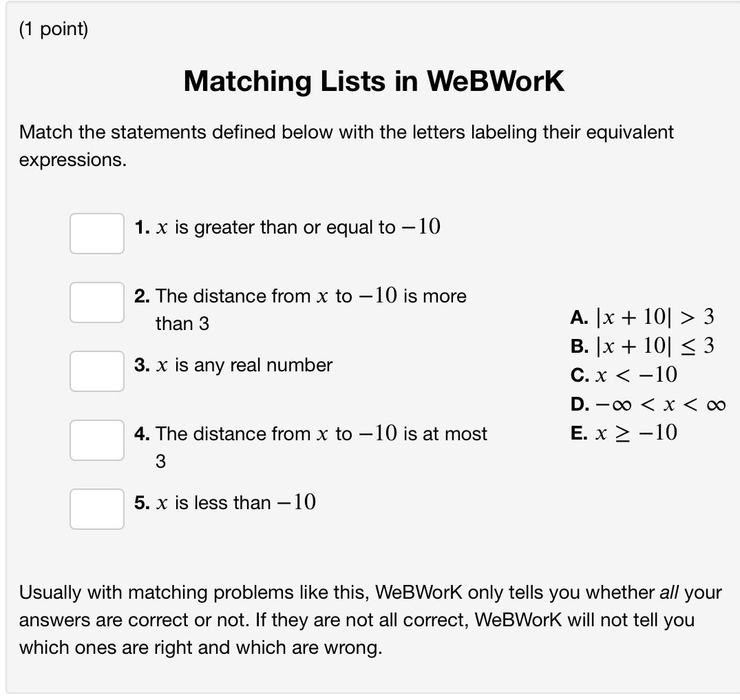 [Solved]: Match the statements defined below with the lett