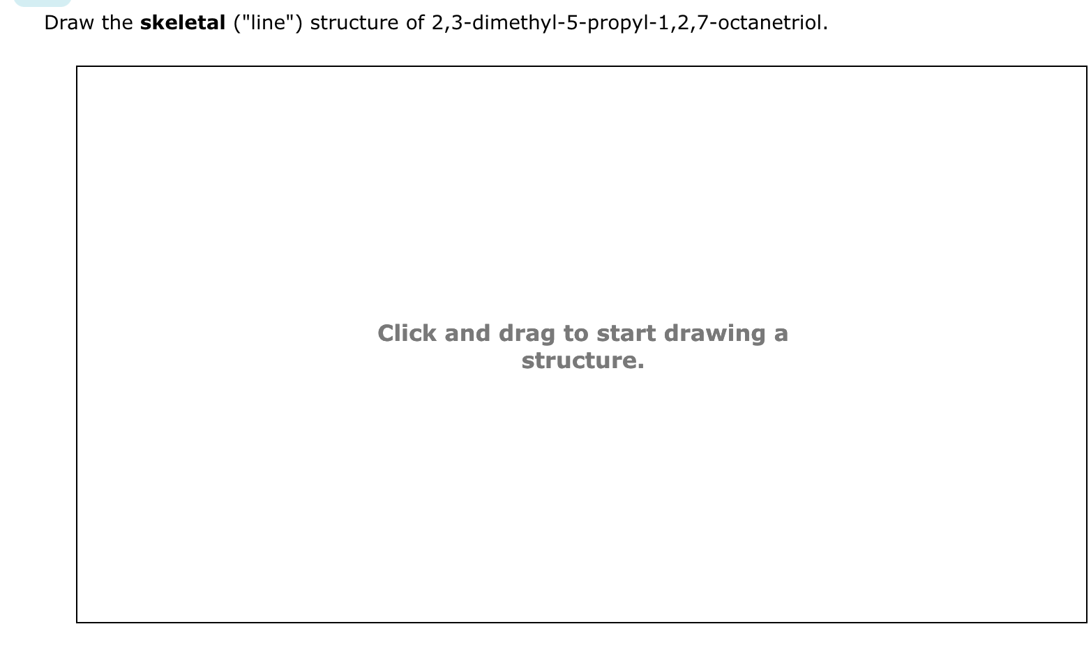 Solved Draw the skeletal ("line") ﻿structure of | Chegg.com