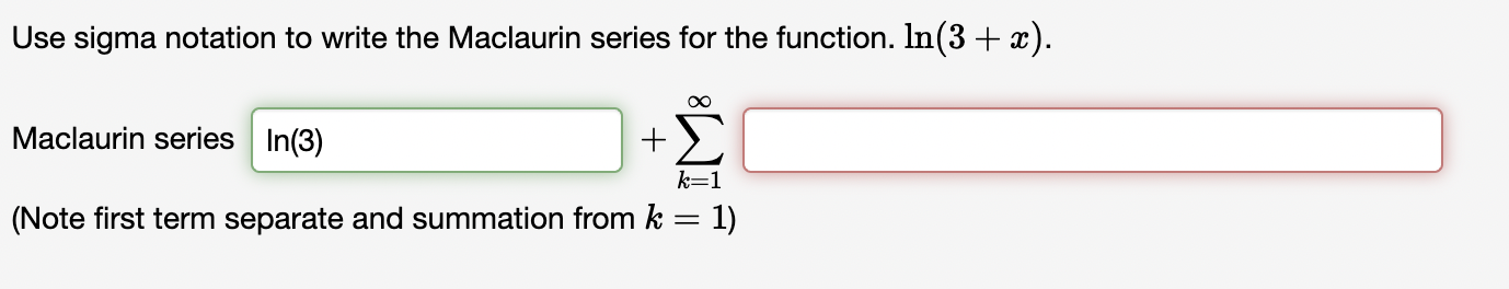 Solved Use sigma notation to write the Maclaurin series for | Chegg.com