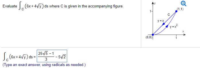 Solved Evaluate the integral over the paths of C where C is | Chegg.com