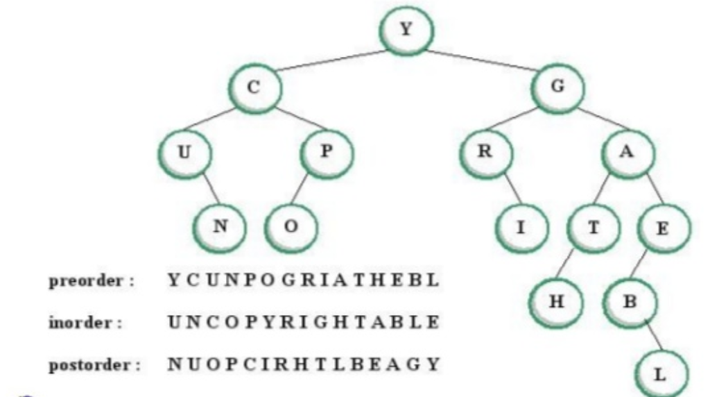 Solved Given this binary tree below. Implement the | Chegg.com