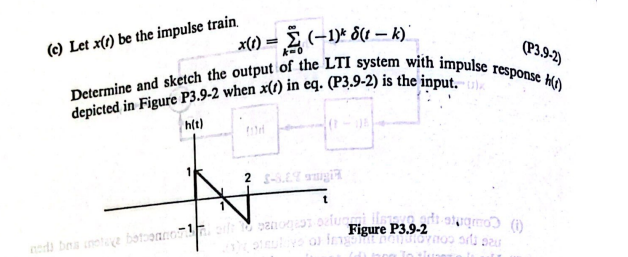 Solved 3.9. (a) Let h(t) be the triangular pulse shown in | Chegg.com