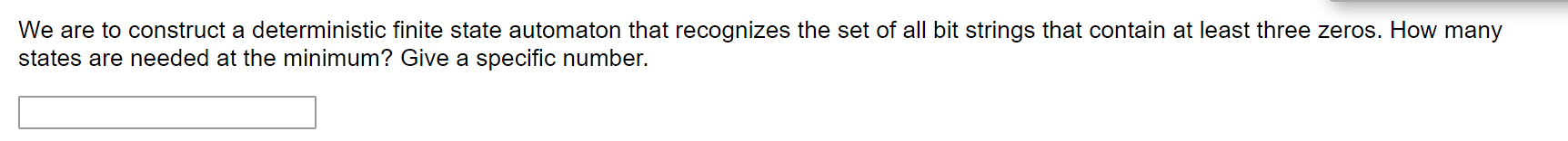 Solved We Are To Construct A Deterministic Finite State
