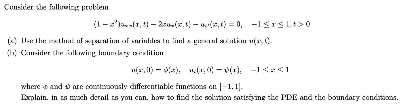 Solved Consider the following problem | Chegg.com