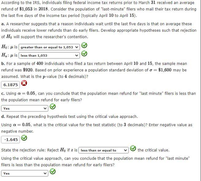 Solved According to the IRS, individuals filing federal | Chegg.com