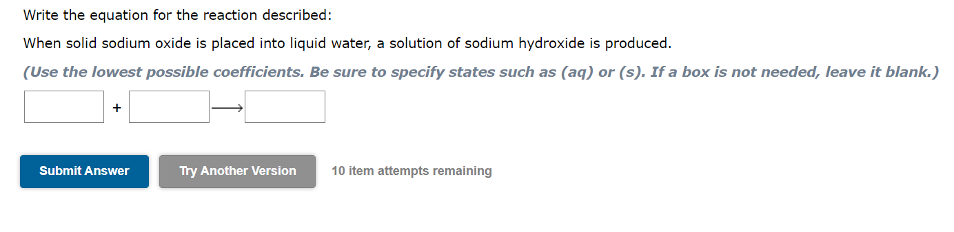 Solved Write a balanced equation for the single-replacement | Chegg.com