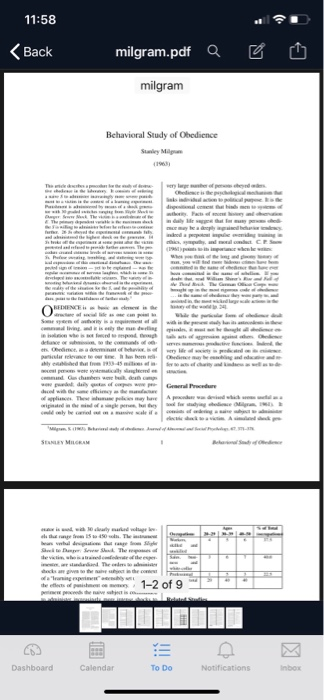 Solved 1. Briefly summarize the main findings of the article | Chegg.com