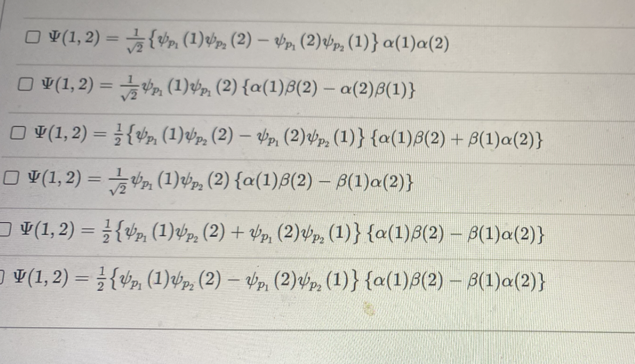 Solved documents from iCloud. Select all valid expressions | Chegg.com