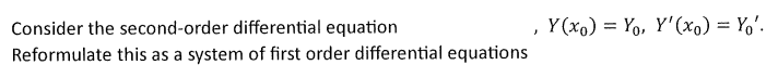 Solved Consider the second-order differential equation | Chegg.com