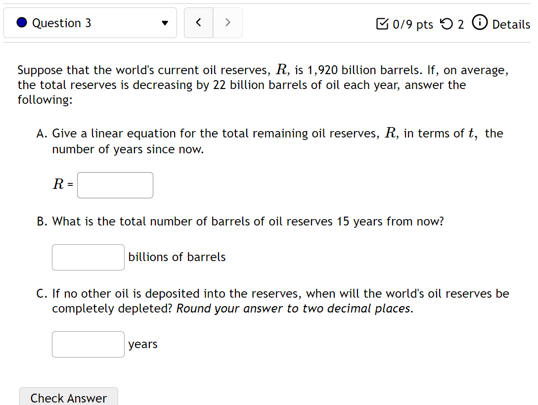 Solved I really need help with these Linear Function | Chegg.com