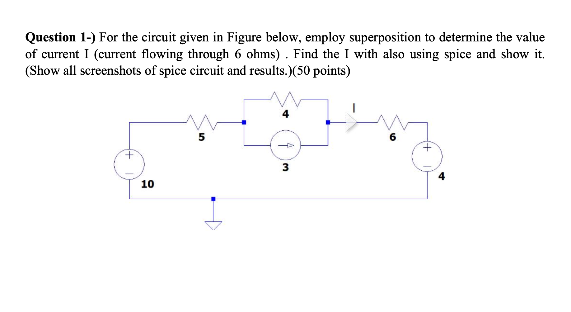 Solved by an EXPERT Question 1-) ﻿For the circuit given in Figure below, | Chegg.com
