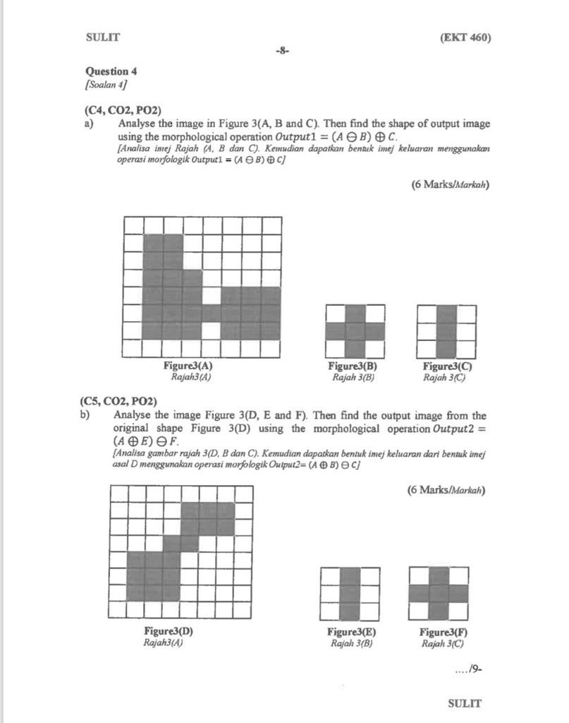 Solved SULIT (EKT 460) Question 4 Soalan 4 (C4, CO2, PO2) a) | Chegg.com Solved SULIT (EKT 460) Question 4 Soalan 4 (C4, CO2, PO2) a) | Chegg.com