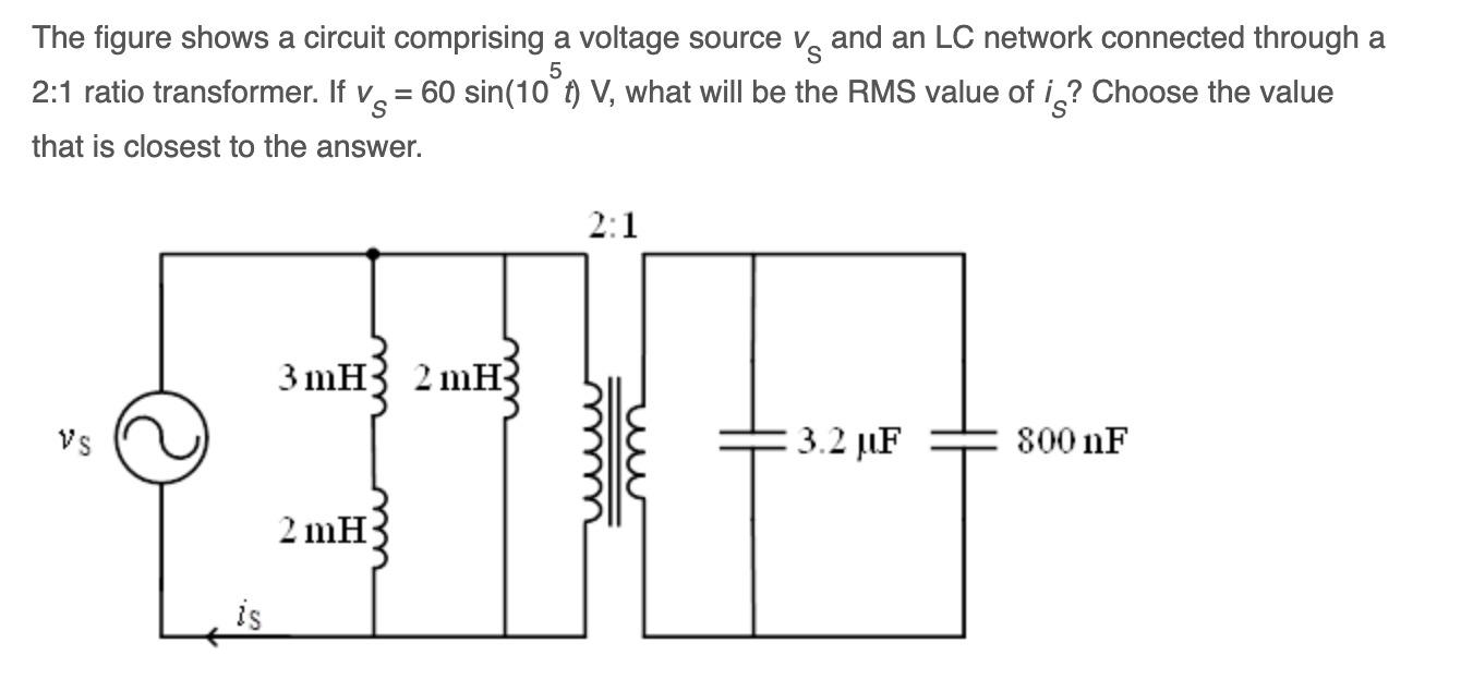 Solved The figure shows a circuit comprising a voltage | Chegg.com