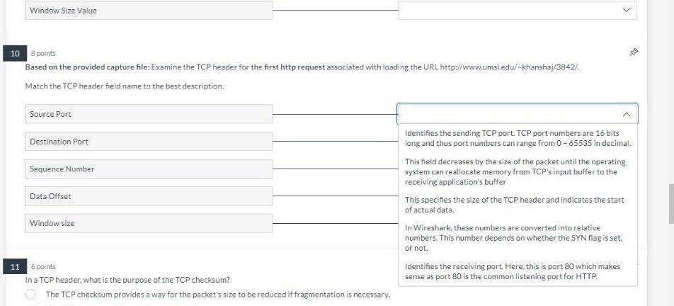 Solved Based on the provided capture file: Examine the TCP | Chegg.com